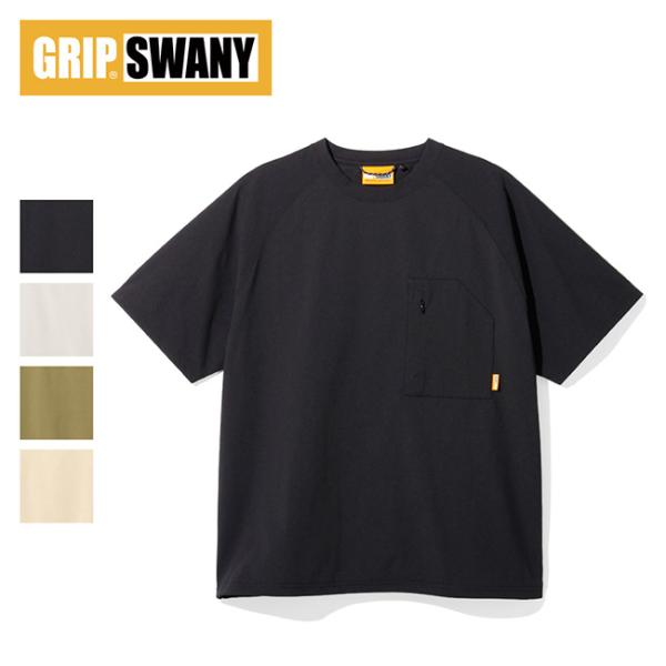 GRIP SWANY グリップスワニー GS AIRFLOW TEE 2.0 GSエアフローティー2.0 GSMCT-113 【 Tシャツ トップス ショートスリーブ 半袖 ポリエステル キャンプ アウトドア 】【メール便・代引不可】