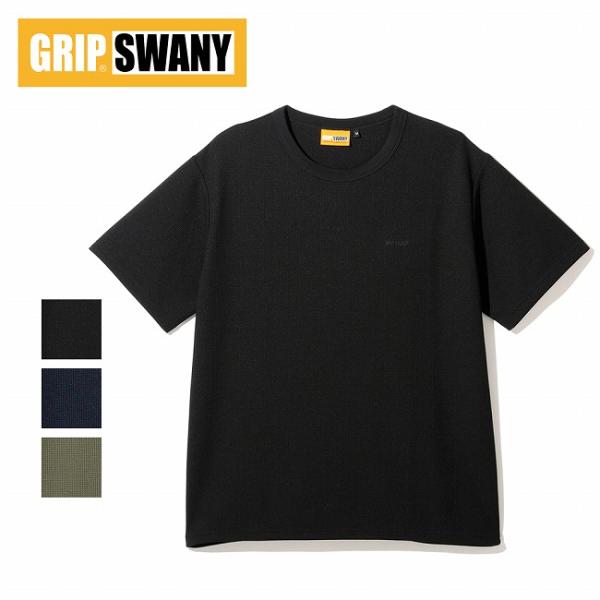 GRIP SWANY グリップスワニー VERSATILE WAFFLE TEE バーサタイルワッフルティー GSUCT-129 【 トップス Tシャツ 半袖 UVカット 吸水 速乾 キャンプ アウトドア 】【メール便・代引不可】
