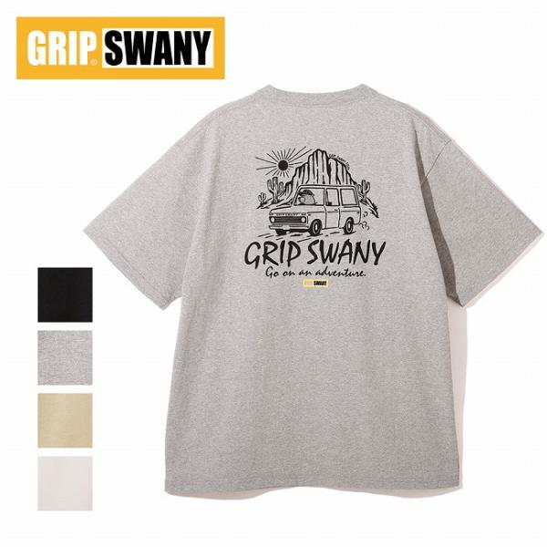 GRIP SWANY グリップスワニー TRAVERING BEAR TEE トラベリングベアティー GSMCT-121 【 Tシャツ トップス 半袖 コットン 綿 キャンプ アウトドア 】【メール便・代引不可】