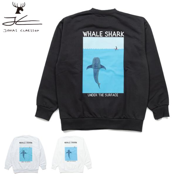 JONAS CLAESSON ジョナスクレアッソン WhaleShark SWT ホエールシャークSWT 10-23-3939-00011 【 トップス 長袖 トレーナー プルオーバー レギュラーフィット キャンプ アウトドア 】