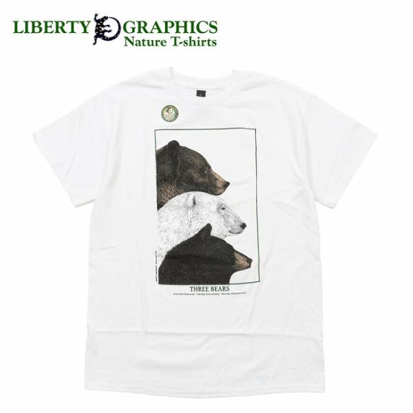 LIBERTY GRAPHICS リバティーグラフィックス Three Bears スリーベアーズ 281 【 トップス 半袖 Tシャツ 綿 コットン タウンユース デイリー アウトドア 】【メール便・代引不可】
