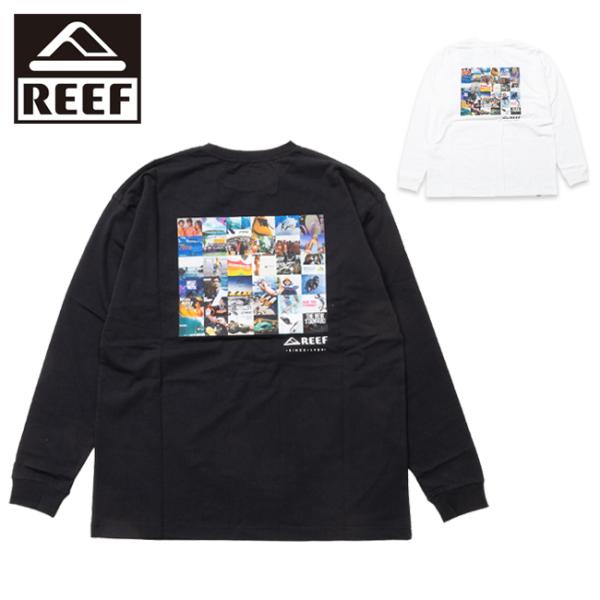 REEF リーフ REEF 40th LOGO L/S TEE リーフ40thロゴロングスリーブティー RFTEM24_M03 【 トップス 長袖 Tシャツ 綿 コットン アウトドア 】