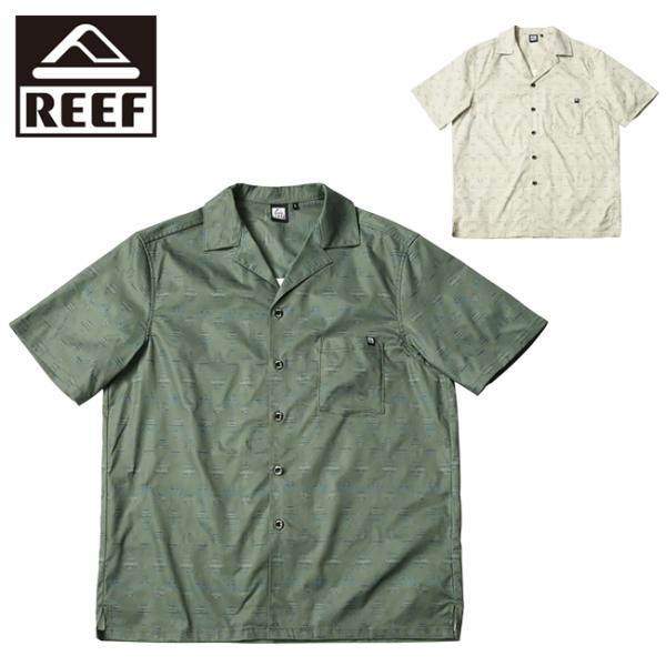REEF リーフ SEDONA OPEN COLLAR S/S SHIRTS セドナオープンカラーショートスリーブシャツ RFWSM2401 【 トップス 半袖 開襟シャツ アウトドア 】