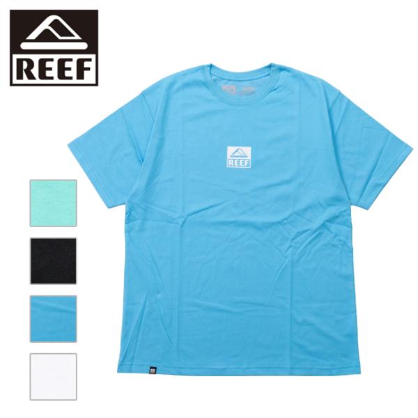 REEF リーフ PLATING SQUARE LOGO S/S TEE プレーティングスクエアロゴショートスリーブティー RFTEM2512 【 トップス 半袖 Tシャツ アウトドア 】