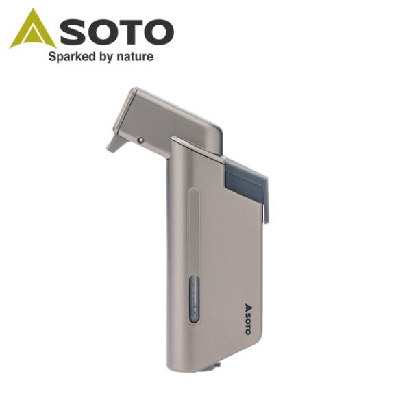 SOTO ソト Micro Torch Edge マイクロトーチ エッジ チタニウムブラウン ST-489TB 【 バーナー 着火 火起こし 焚き火 BBQ 登山 防災 キャンプ アウトドア 】【メール便・代引不可】