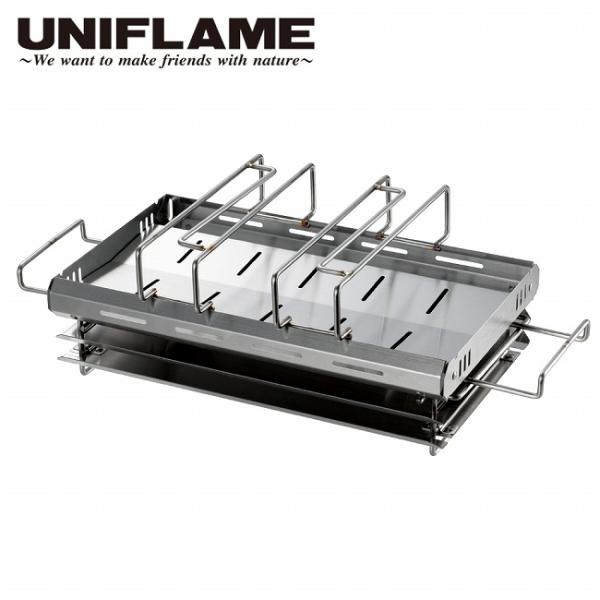 UNIFLAME ユニフレーム ファイアレイル 683361 【 焚き火台 アウトドア キャンプ BBQ ロースタイル 二重構造 】