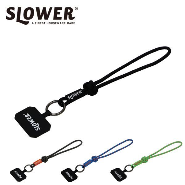 SLOWER スローワー PEBBLE ROPE KEY HOLDER Manly ぺブルロープキーホルダーマンリー 【 アウトドア 雑貨 財布 スマホサック ハンドストラップ 落下防止 】