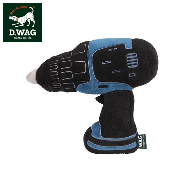 D.WAG ディーワグ PLUSH TOY DRILL DRIVER プラッシュトイドリルドライバー Y-0841 【 犬 ペット ぬいぐるみ おもちゃ 人形 スクイーカー 鳴り物 】