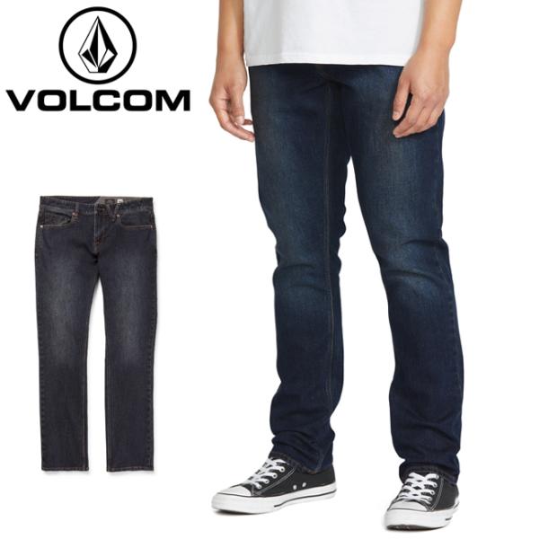 VOLCOM ボルコム Vorta Slim Fit Jeans ボルタスリムフィットジーンズ A1912302 【 デニム ボトムス ロングパンツ 長ズボン キャンプ アウトドア 】