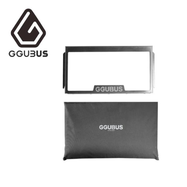 GGUBUS クバス Full Stainless Dual Stove専用ガラスパネル(L) 【 オプション 焚火 BBQ バーベキュー キャンプ アウトドア パーツ 】