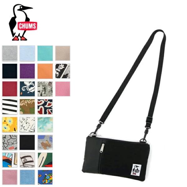 CHUMS チャムス Smart Phone Shoulder Sweat Nylon スマートフォンショルダースウェットナイロン CH60-3611 【アウトドア/スマホケース/収納/撥水/撥油/防汚/カード】【メール便・代引不可】
