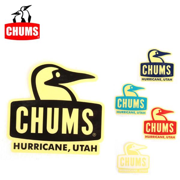 CHUMS チャムス Sticker Booby Face ステッカーブービーフェイス CH62-1124【雑貨/シール/カスタム/アウトドア】【メール便発送350円・代引不可】
