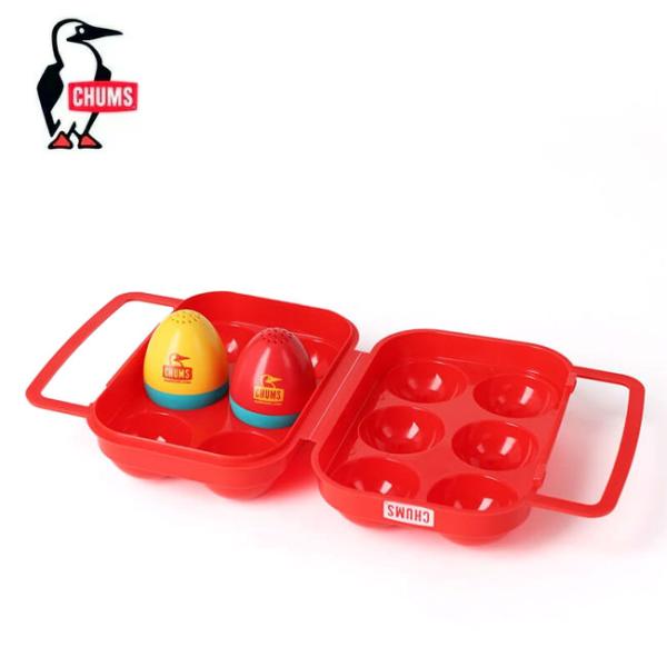 CHUMS チャムス Booby Egg Salt&amp;Pepper ブービエッグソルトアンドペッパー CH62-1812 【 調味料入れ 料理 アウトドア キャンプ 】