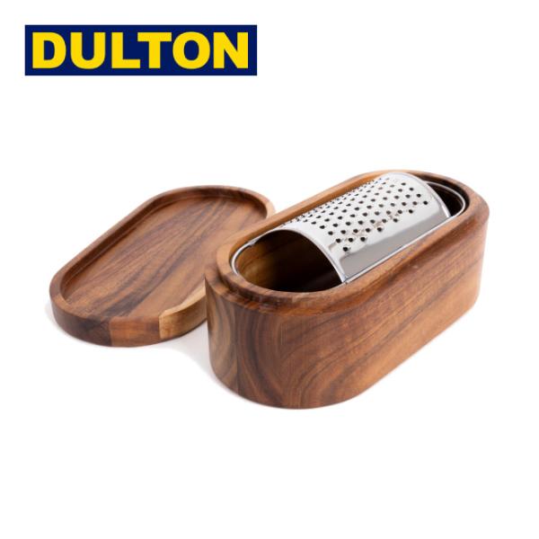 DULTON ダルトン ACACIA WOOD CHEESE GRATER WITH LID アカシアウッドチーズグレーターウィズリッド K20-0158 【 チーズおろし器 チーズ 料理 クッキング 調理器具 キャンプ アウトドア 】