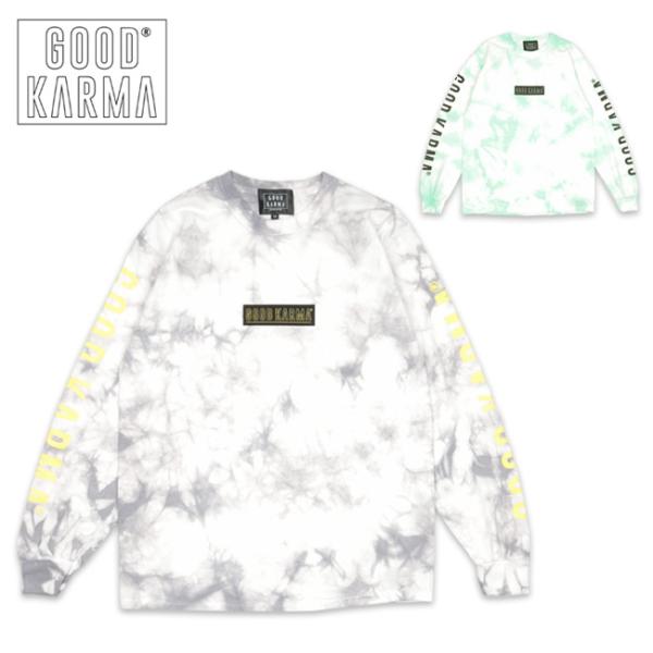 GOOD KARMA グッドカルマ MARBLE L/S TEE マーブルロングスリーブティー GK21-SS-T03 【トップス/長袖/タイダイ/メンズ/アウトドア】【メール便・代引不可】