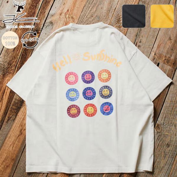 JONAS CLAESSON ジョナスクレアッソン Insideout Hello Sunshine Tee インサイドアウトハローサンシャインティー 242-12253 【 Tシャツ 半袖 トップス 綿 コットン リバーシブル 】【メール...