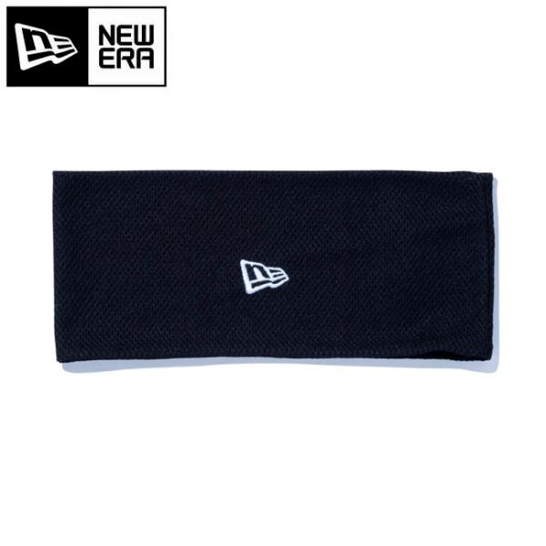 NEWERA ニューエラ ヘアバンドフラッグロゴ ブラック 13517798 【ヘッドバンド/スポーツ/吸汗/速乾/ストレッチ】【メール便・代引不可】