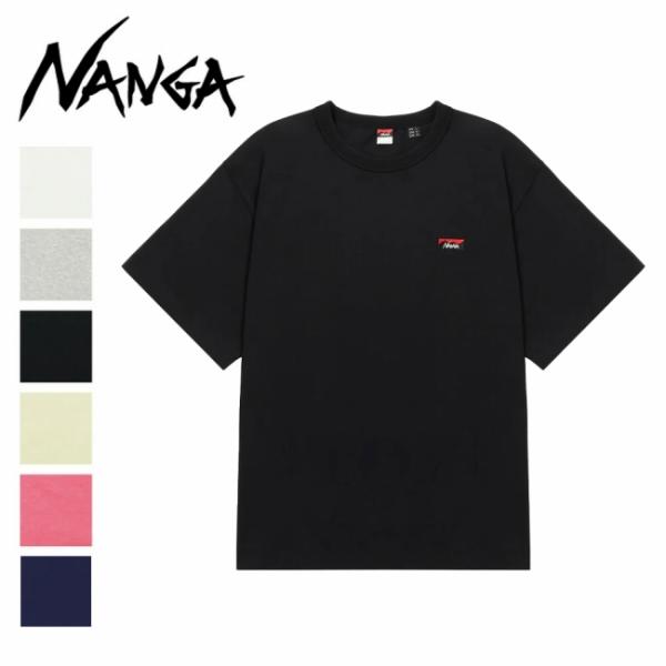 NANGA ナンガ ECO HYBRID BOX LOGO EMBROIDERY TEE エコハイブリッドボックスロゴエンブロイダリーティー  【 Tシャツ 半袖 トップス ワンポイント 】【メール便・代引不可】