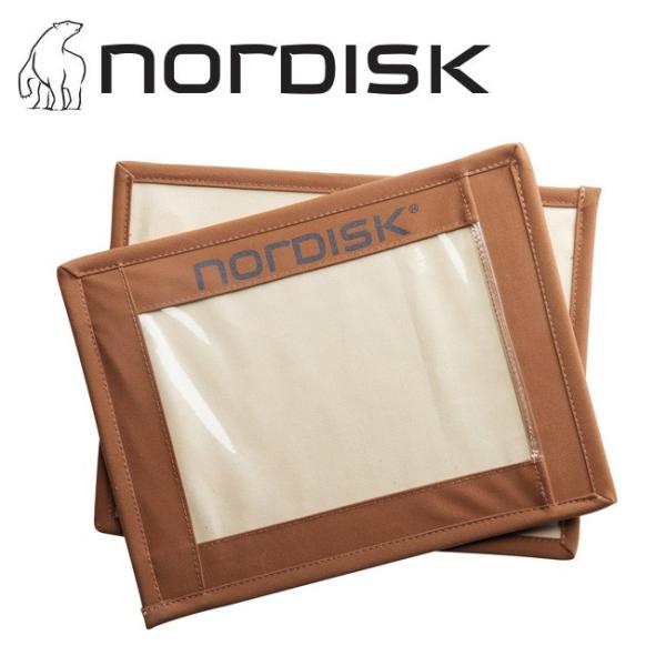 NORDISK ノルディスク Name Boards (2 Pieces) Chocolate 148091 【日本正規品/ネームボード/テント雑貨/キャンプ/アウトドア】