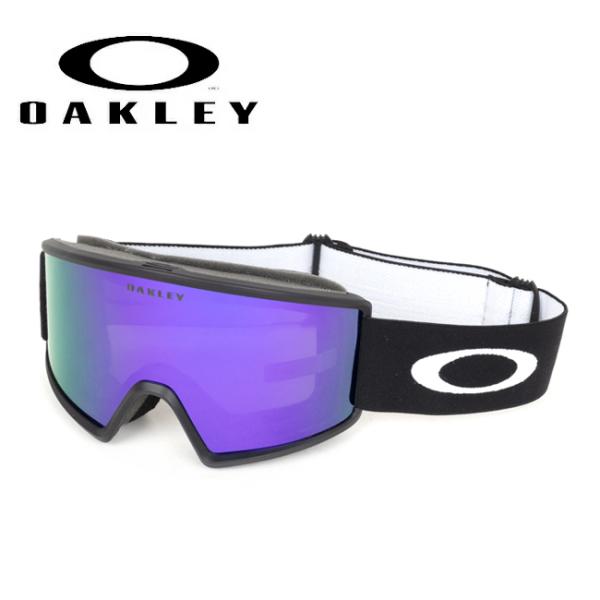 OAKLEY オークリー Target Line L(XL) ターゲットライン Matte Black Violet Iridium OO7120-14 【日本正規品/スノーボード/スキー】
