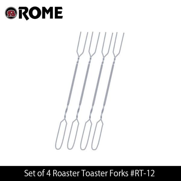 Rome Pie Iron ローム Set of 4 Roaster Toaster Forks  #RT-12 【BBQ】【CKKR】 BBQ用品 フォーク アウトドア