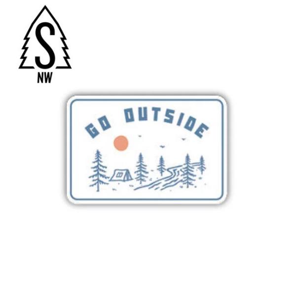 STICKERS NORTHWEST ステッカーズノースウエスト PRINTED STICKERS GO OUTSIDE 3.0 プリンテッドステッカーズゴーアウトサイド 7SNW0562LSTK 【シール/アウトドア/インテリア/ステーシ...
