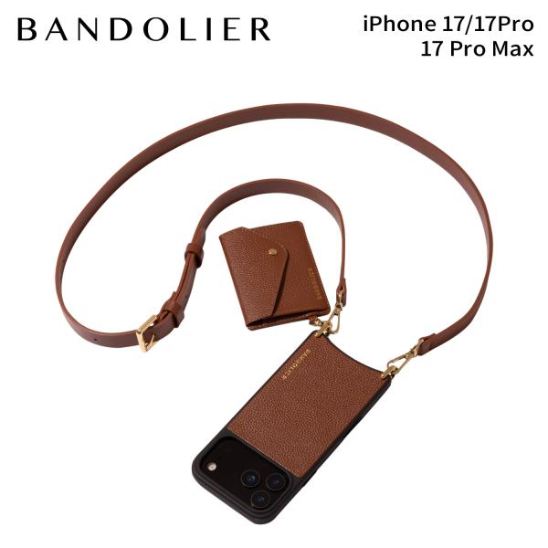 【セレブ愛用者急上昇中のiPhone専用アクセサリーブランド BANDOLIER】取り外し可能で安全留め具付きのマグネット式ウォレットが付属しており、ワイヤレス充電も快適に行えます。ストラップについたリングはAirPodsや鍵、財布などのア...