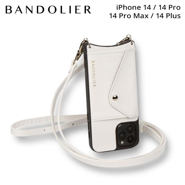 【セレブ愛用者急上昇中のiPhone専用アクセサリーブランド BANDOLIER】清潔感のあるホワイトカラーがファッションにメリハリを与えます。携帯を無くさず、落とさず、ファッショナブルにどんな服装の日でもスマートフォンを肌身離さず持ち歩く...