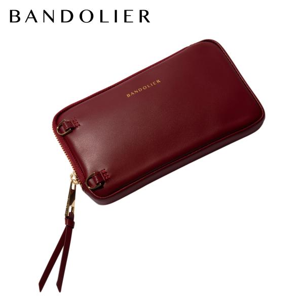【セレブ愛用者急上昇中のiPhone専用アクセサリーブランド BANDOLIER】落ち着いたクランベリーカラーのマチ付きポーチ。スマホケースの収納力を手軽に拡張でき、日常のちょっとした外出から旅行まで幅広く活躍します。高品質なレザーを使用し...