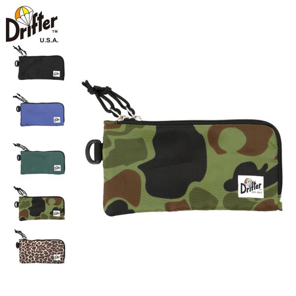 爆買貴重品をスマートに一括管理できるDrifter(ドリフター)のスリムなロングウォレット。420デニールパッククロスナイロンを使用し、中身を入れても嵩張らない薄型設計を実現。中央のファスナーポケットを境に紙幣と領収書を分けることができ、ス...