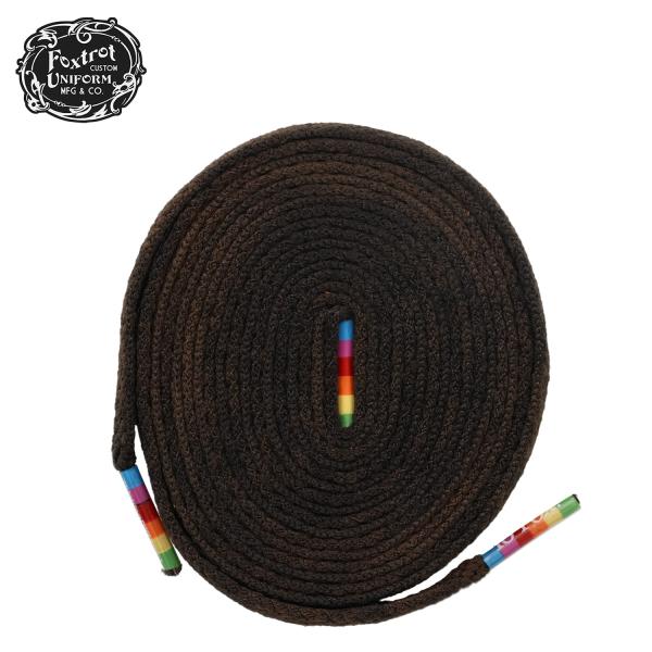 【ヴィンテージスニーカーのシューレースを経年劣化や色あせ具合など忠実に再現し展開する Foxtrot Uniform】Foxtrot UniformとThinking Differentのコラボシューレース「Bad Apple Collec...