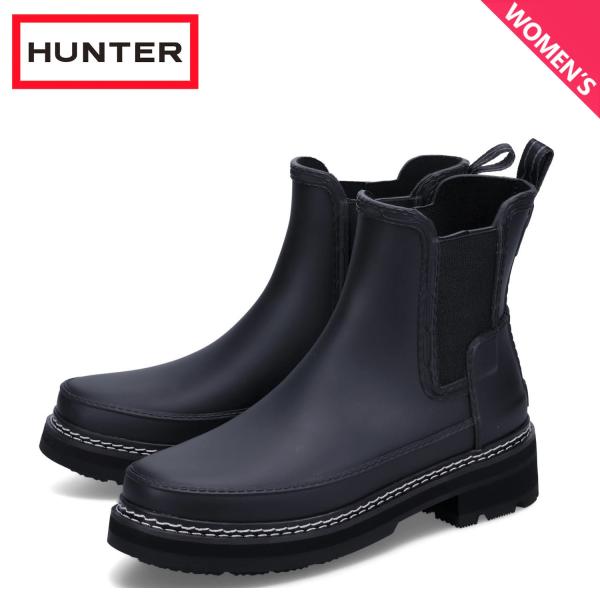 【街履きブーツにも最適な英国で愛されるラバーブーツメーカー HUNTER】スタイリッシュなシルエットとソールあたりに施されたステッチが特徴的なハンターのチェルシーブーツ。天然のゴムで手作りされたブーツは、雨の日でも足をしっかり保護し、伸縮性...