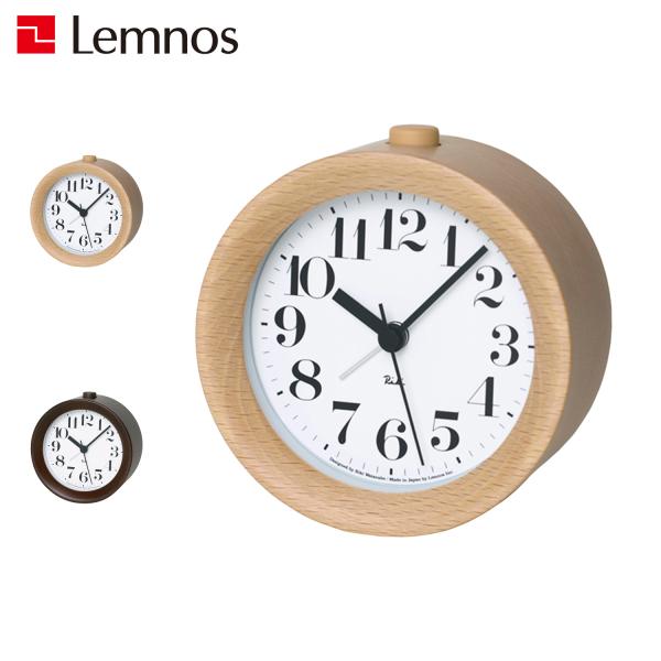 【デザインクロックを中心としたライフスタイルアイテムを製造する日本発のデザインメーカー タカタレムノス Lemnos】RIKI ALARM CLOCKは、大きめの12個の数字を使用した視認性の高い文字盤とシンプルなフォルムが美しく融合されて...