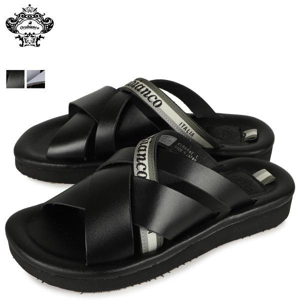 【流行を追い求める事なく、長く愛用できる製品作りを続ける新進ファクトリーブランド Orobianco】オロビアンコの上質なレザーを使用したサンダルです。左右から太さの異なるベルトを組み合わせることで、独特のフィット感を実現しました。ソールに...