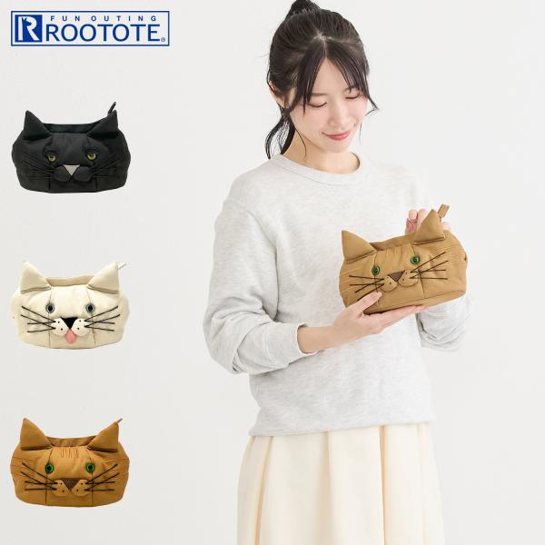 【カンガルーのおなかの袋からヒントを得たデザイン豊富なトートバッグ専門ブランド】舌を出っぱなし？のシロ。額の3本線が自慢のトラ。ネムネムお目々のマイペースクロ。それぞれ個性あふれるネコのお顔のシリーズです 。ネコのお顔をモチーフにした、ファ...