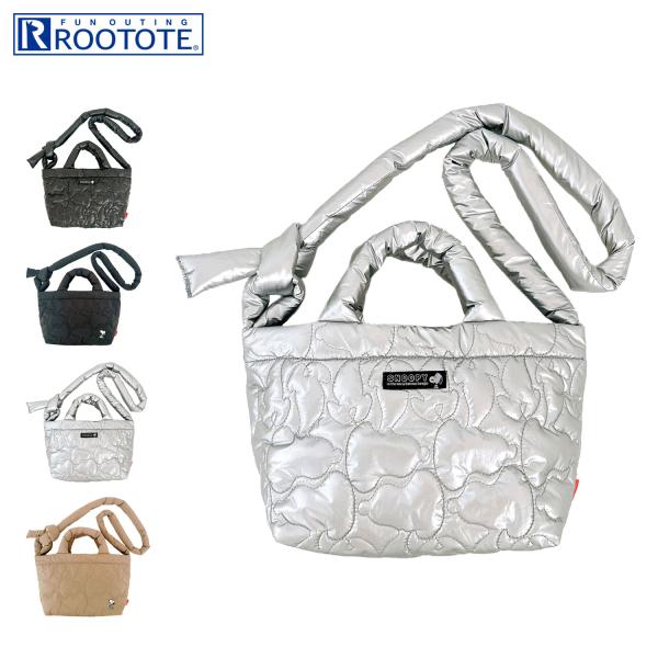 【カンガルーのおなかの袋からヒントを得たデザイン豊富なトートバッグ専門ブランド】毎日使いたい、スヌーピー柄キルティングの軽量デリ。さりげないスヌーピーのシルエット型キルティングが施された、ROOTOTEの定番「デリ」。B5サイズやタブレット...