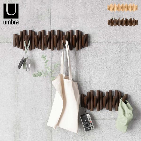 【ダストボックスやキッチングッズ、ミラーなどを取り扱うカナダトロント生まれのデザインブランド umbra】人気商品「ピケットフック」に、待望の8連タイプが登場しました！「5連タイプだと掛けたいものが多くて少し足りない…」と感じていた方にも、...