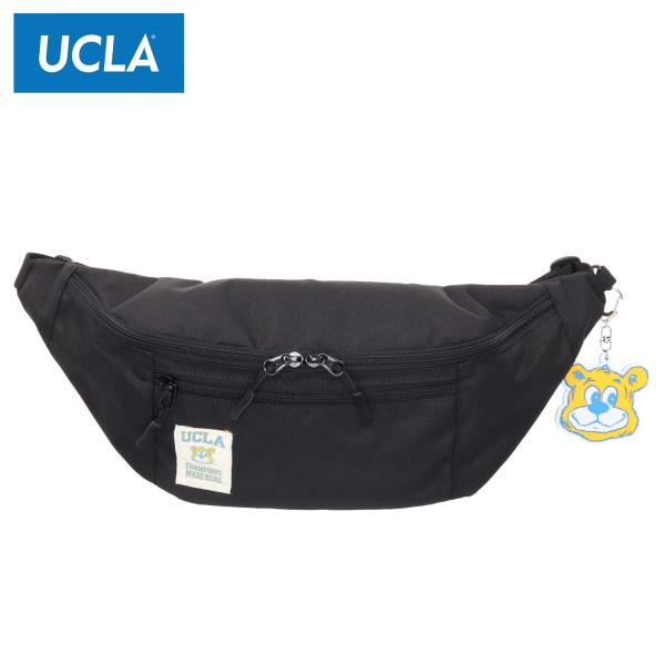【大学の名を冠した紛れも無いカレッジであり、本物のカレッジプリントを味わえるブランド UCLA】UCLAのウエストバッグ。ポリエステル素材を使用していて、シンプルながら、90年代をイメージさせるネームロゴがレトロな雰囲気を醸し出します。ブラ...