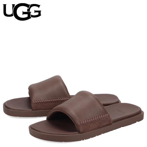 【ビーチスタイルからラグジュアリーまで世界中が認めるブランド UGG】贅沢なレザーを使用したSeaside II Slide(シーサイド II スライド)。履いた瞬間、フルグレインレザーが足を包み込み、なめらかなフットベッドやパッド入りのス...