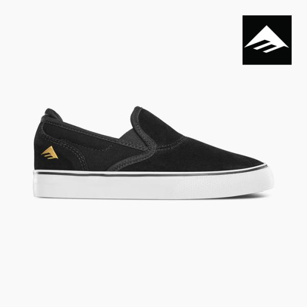 EMERICAエメリカWINO G6 SLIPON YOUTHワイノ G6 スリッポン ユースBLACK/WHITE/GOLD6301000024715EMERICA(エメリカ)は、LEO ROMERO、KEVIN LONG、JUSTIN ...
