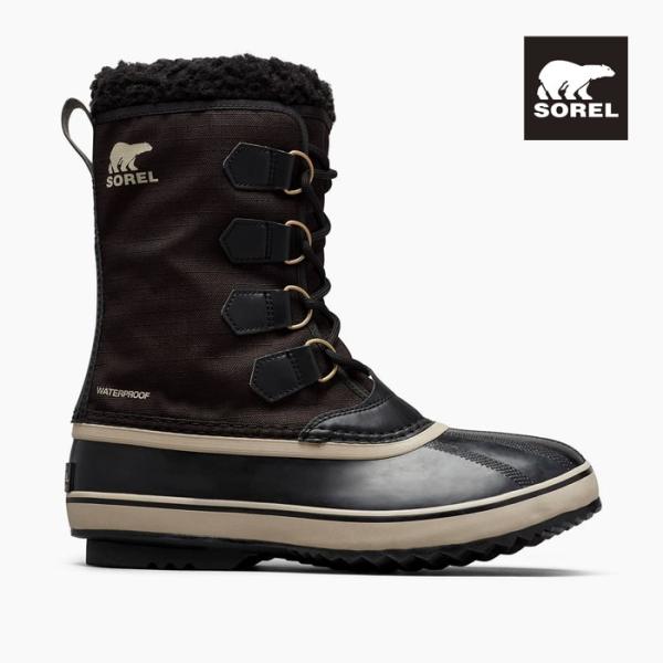 SORELソレル1964 PACK NYLON WP1964 パックナイロン ウォータープルーフBLACK,ANCIENT FOSSILNM5189-0111908年にカナダで誕生した極寒地で暮らす人々だけでなく世界中で愛されている人気のウ...