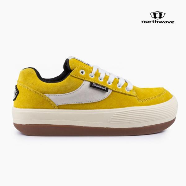 NORTHWAVEノースウェーブESPRESSO SUEDEエスプレッソ スエードYELLOW/WHITENW001 YEW1991年、ノースウェーブがスノーボードブーツのソールをベースにしたスノーボーダーのためのデザインとして生まれたスニ...