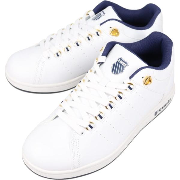 【商品説明】Ｋ・ＳＷＩＳＳコートスタイルの名品ＬＯＺＡＮ（ロザン）の復刻アレンジモデル。ジャパンコレクションのＫＳ １００シリーズとして新たに展開。人気のＫＳＬ０１の後継モデルとしてミッドカットのアッパーにＫ・ＳＷＩＳＳのブランドアイコンで...