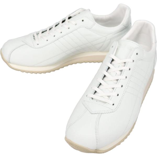 【商品説明】サンガーの素材提案モデルは、ハトメ金具とピスネームを省くことで、ミニマルな美しさを追求したデザインに仕上げました。アッパーには高品質なゴートレザー（山羊革）を使用。レザーの自然な質感が、カジュアルにもきれいめにも対応する万能感を...