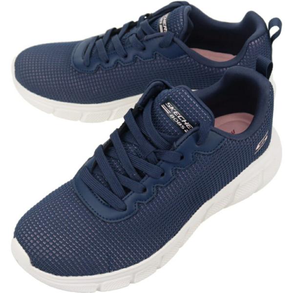 スケッチャーズ(SKECHERS) スニーカー ボブス Bフレックス-ビジョナリー エッセンス 117346 ネイビー 23cm SKECHERS（スケッチャーズ） スニーカー ボブス B フレックス