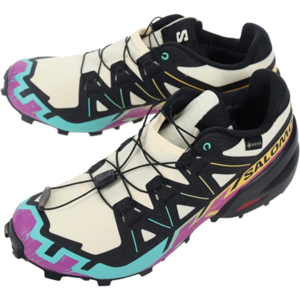 【商品説明】Salomon のルーツに忠実なトレイルの定番 SPEEDCROSS 6。軽量化を追求しつつさらにパワーアップしたこのバージョンは、優れたグリップが地面をしっかり捉え、泥落ちもスムーズです。防水性と通気性に優れた GORE-TE...