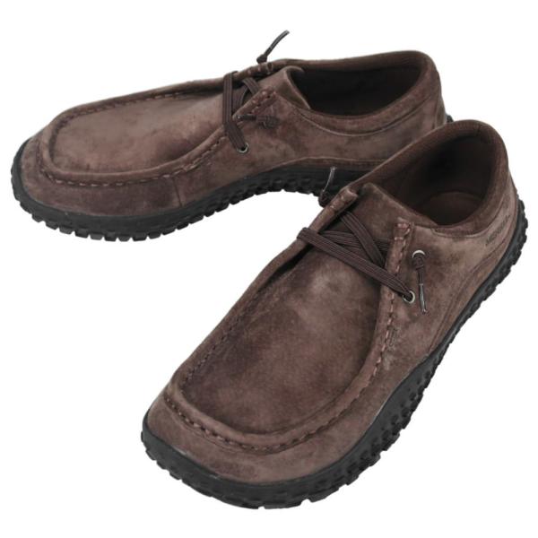 【商品説明】アッパーにはピッグスキンレザー、通気性の高いメッシュライニングを搭載し足室内の快適性を確保。土や小石などが靴内へ侵入するのを防ぐベローズタン構造、アウトソールには優れたグリップ力と耐久性を両立したメレル独自開発の新コンパウンドグ...