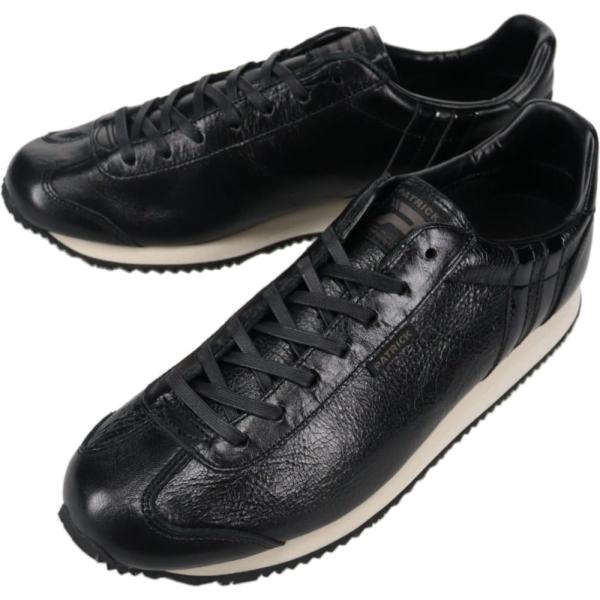 【商品説明】シワ加工ステアレザーが生むマットな表情に、サイドとシュータンのエナメルが艶を添えるNEVADA-RK。ブラック一色でも立体感は十分。個体差のあるリンクルが、量産感を感じさせない一足に仕上げています。アッパーにはシワ加工ステアレザ...