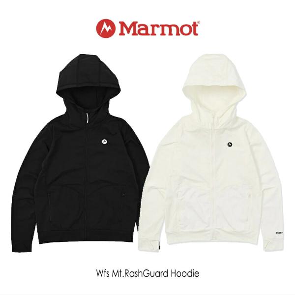 【商品説明】Marmot独自に開発した加工糸を採用した、機能性に優れたマウンテンラッシュガード。軽量性、吸水速乾性、UPF50+に、抗菌防臭など、アクティブシーンに必要な機能を搭載。前衿高めのフードにサムホール付きの長袖が日差しからしっかり...