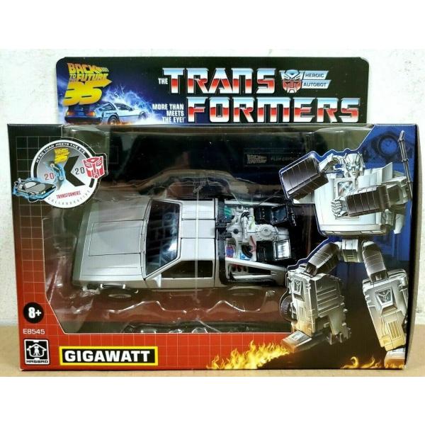 Transformers Toys Generations Collaborative: Back to The Future Mash-Up, Gigawatt -- Back to The Future-35 Edition - Age...